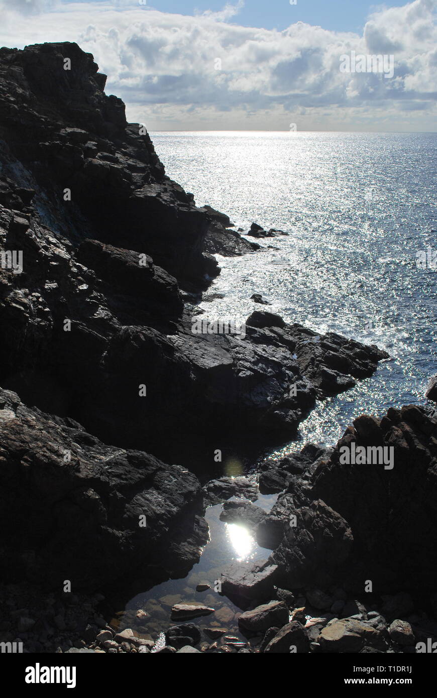 Sun reflecting off sea hi-res stock photography and images - Alamy