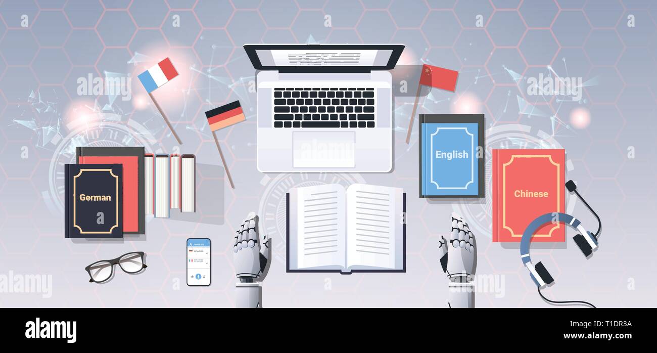 Multilingual robot Stock Vector Images - Alamy