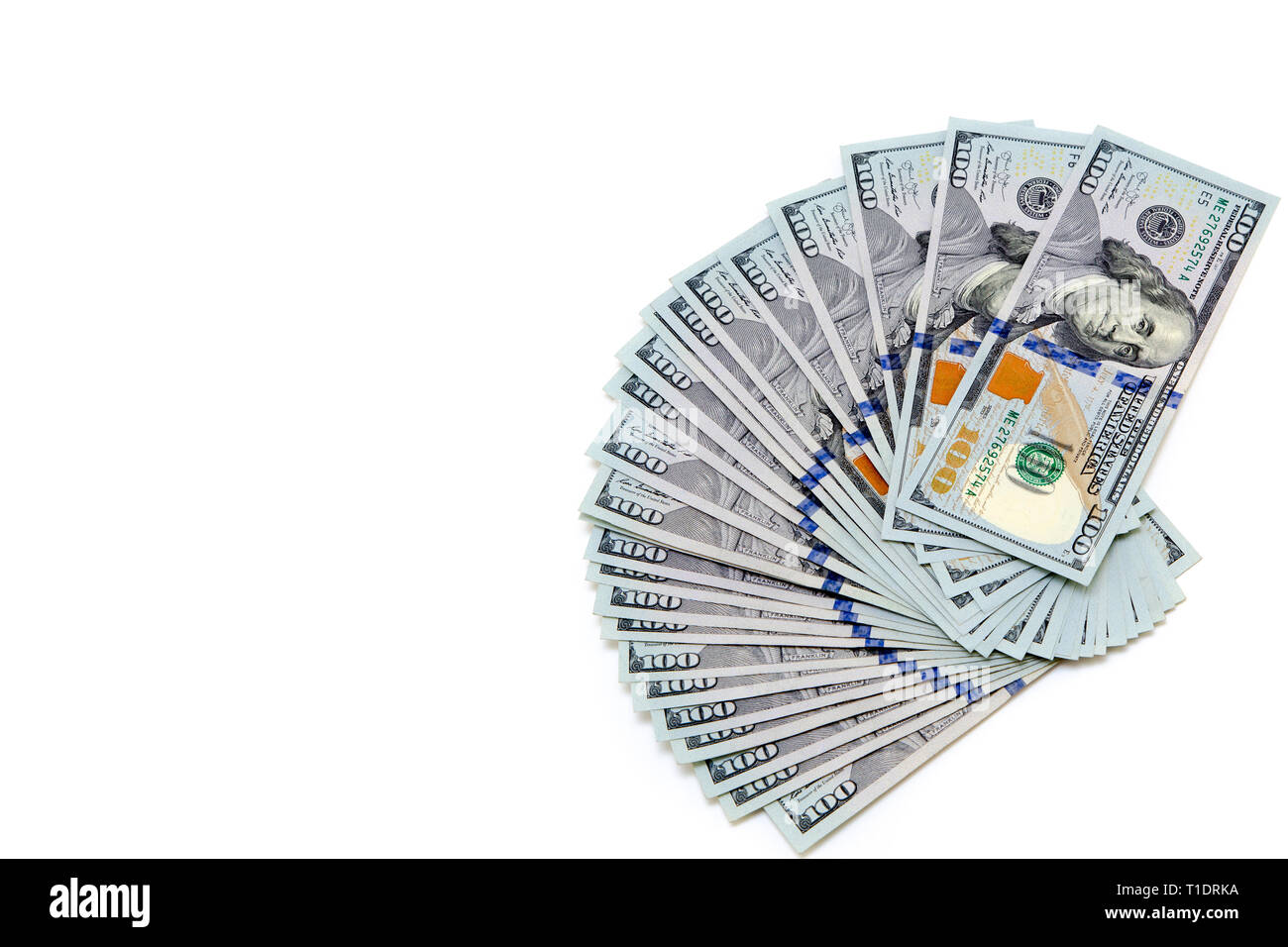 Bundle us dollar bill Cut Out Stock Images & Pictures - Alamy