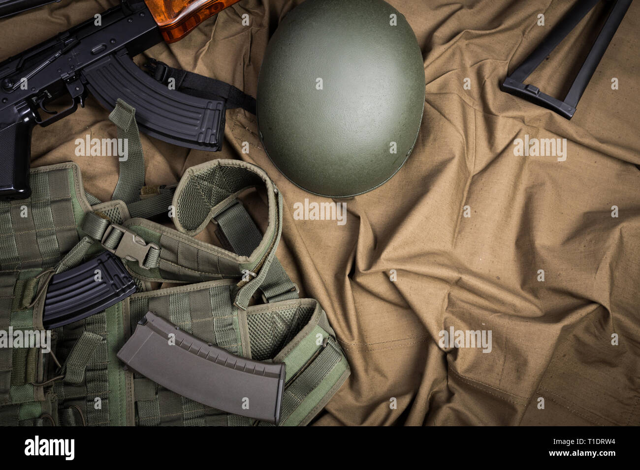 Kit of moder Russia military equipment Stock Photo - Alamy