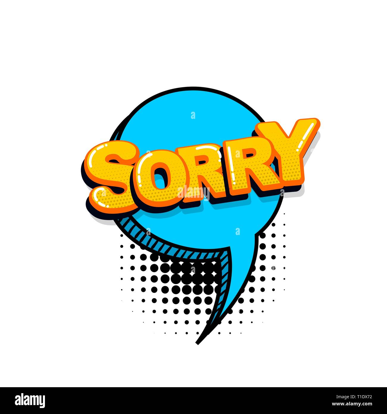 Sorry text hi-res stock photography and images - Alamy