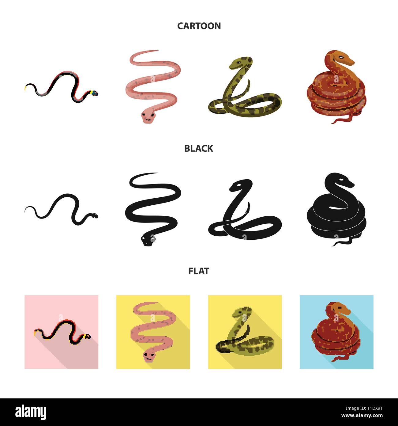 animal,snake,cobra,tail,python,pink,spiral,black,forest,tropics,leather ...
