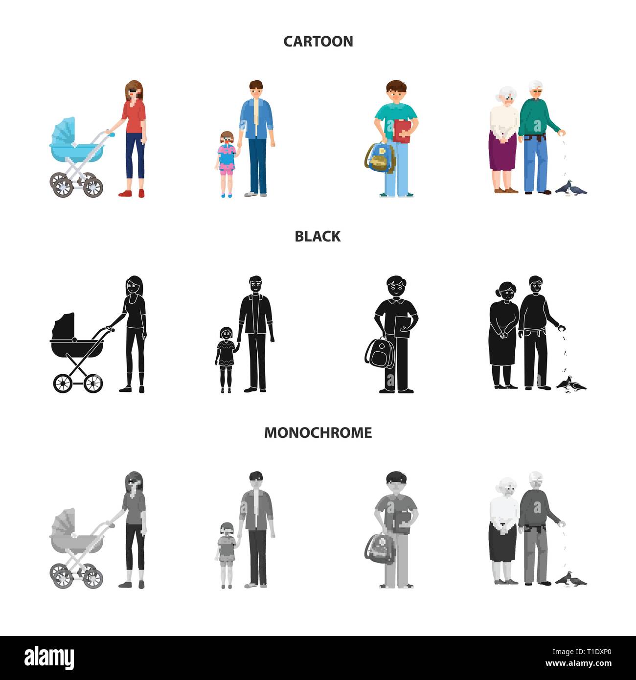 Cot old Stock Vector Images - Alamy