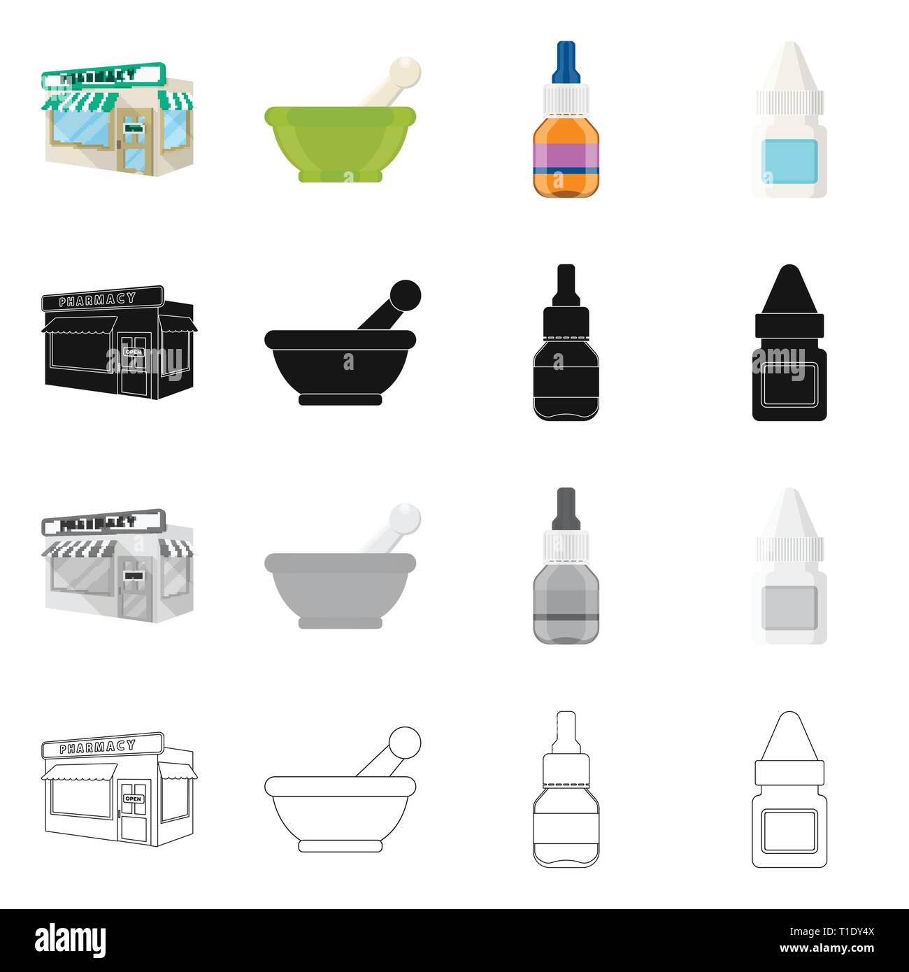 vial,bowl,drops,building,pestle,dropper,mortar,bottle,drugstore,grind ...