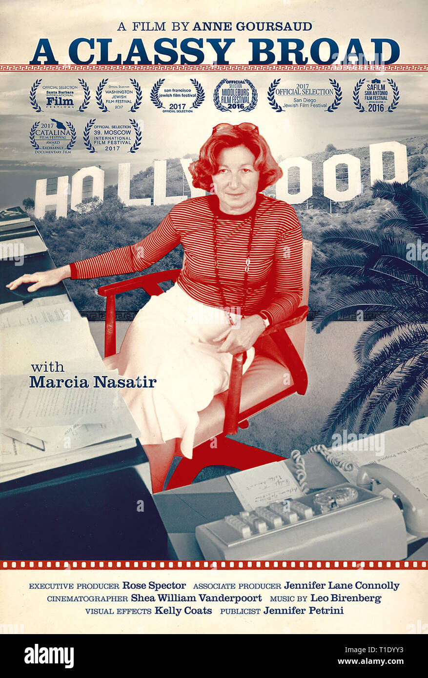 A CLASSY BROAD, US poster, Marcia Nasatir, 2016. © Virgil Films ...