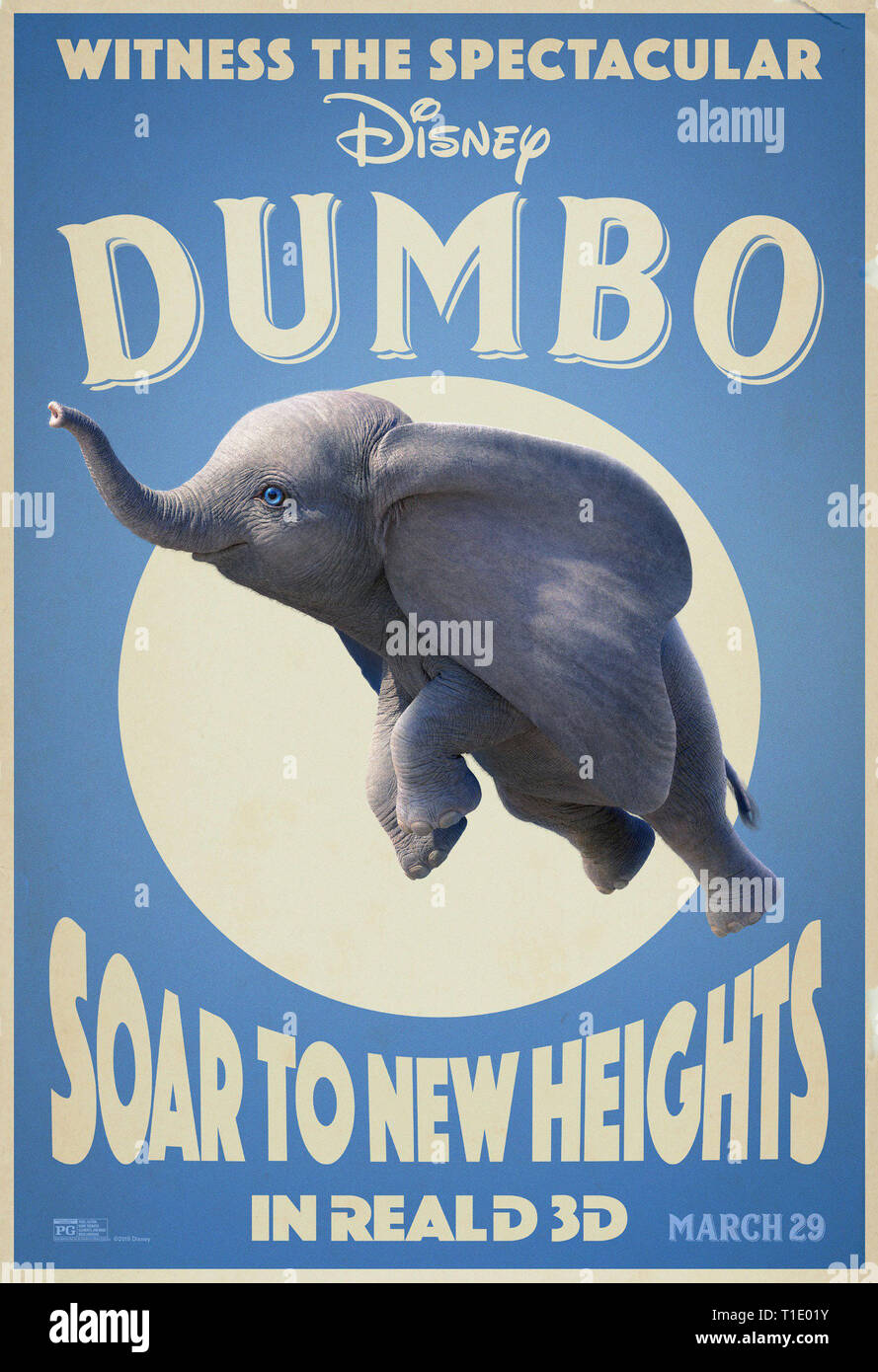 DUMBO, US Real D 3D poster, Dumbo, 2019. © Walt Disney Studios Motion ...