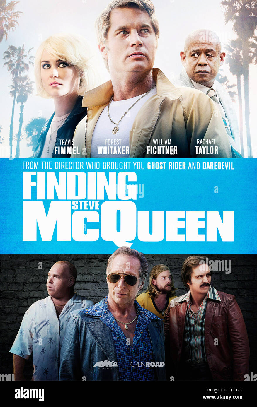 FINDING STEVE MCQUEEN, poster, top from left: Rachael Taylor, Travis ...