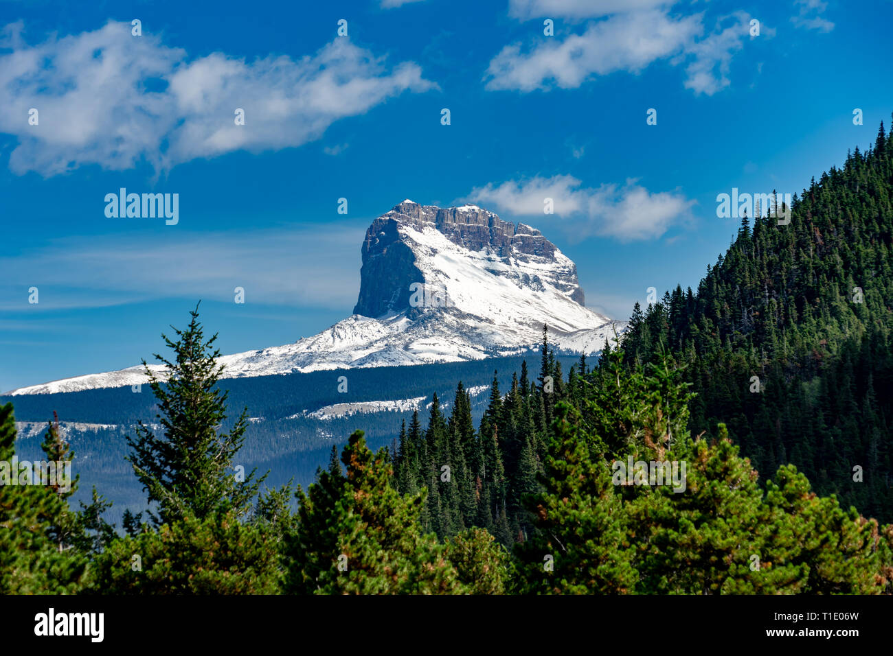 Rocky mountains snow plateau hi-res stock photography and images - Alamy