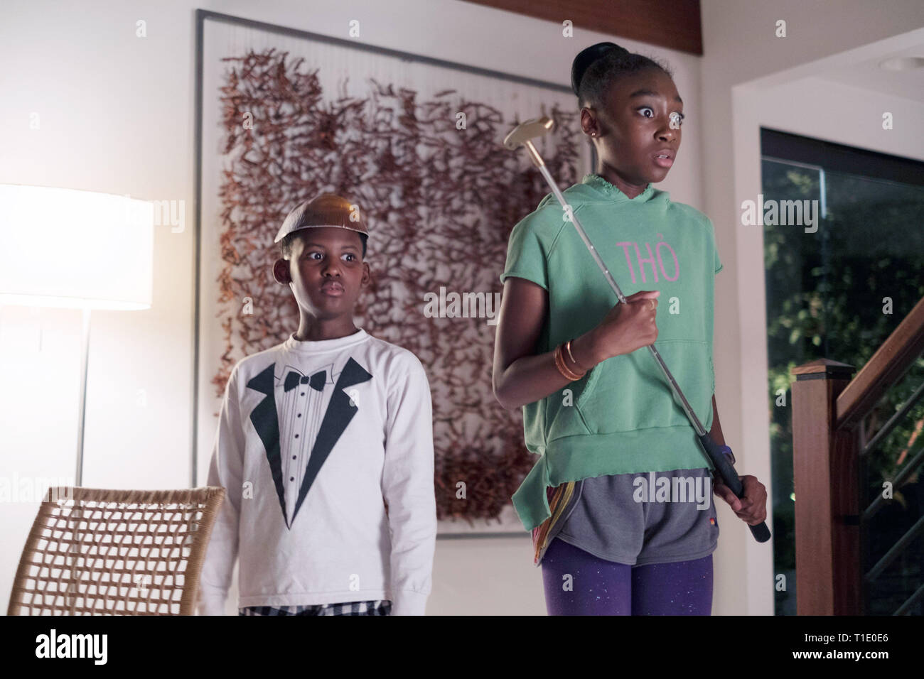 US, from left: Evan Alex as Jason Wilson, Shahadi Wright Joseph as Zora ...