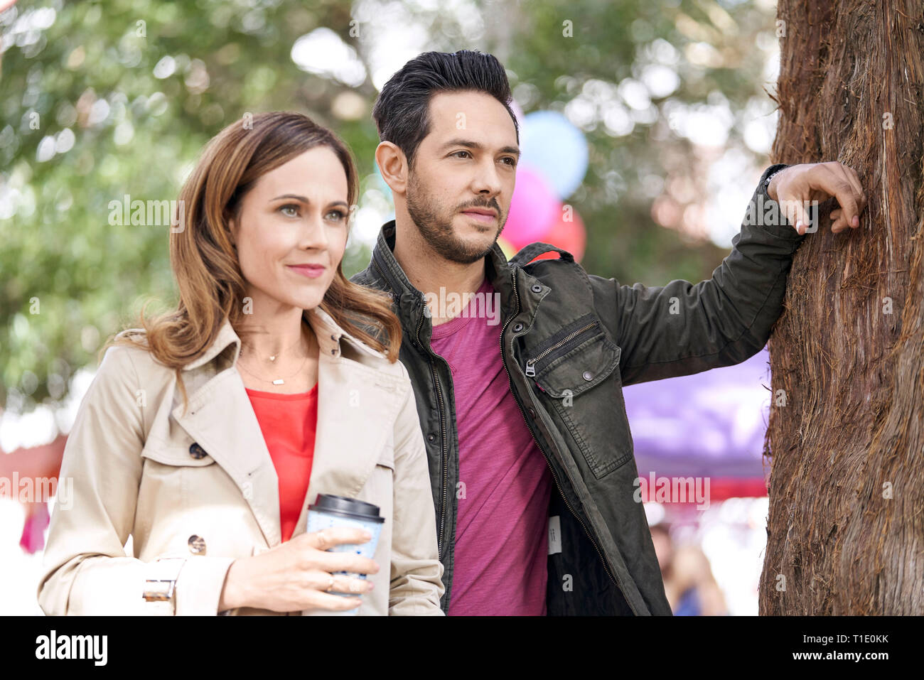 LOVE TO THE RESCUE, Nikki DeLoach, Michael Rady, 2019. ph: Seth Johnson / ©Hallmark ...