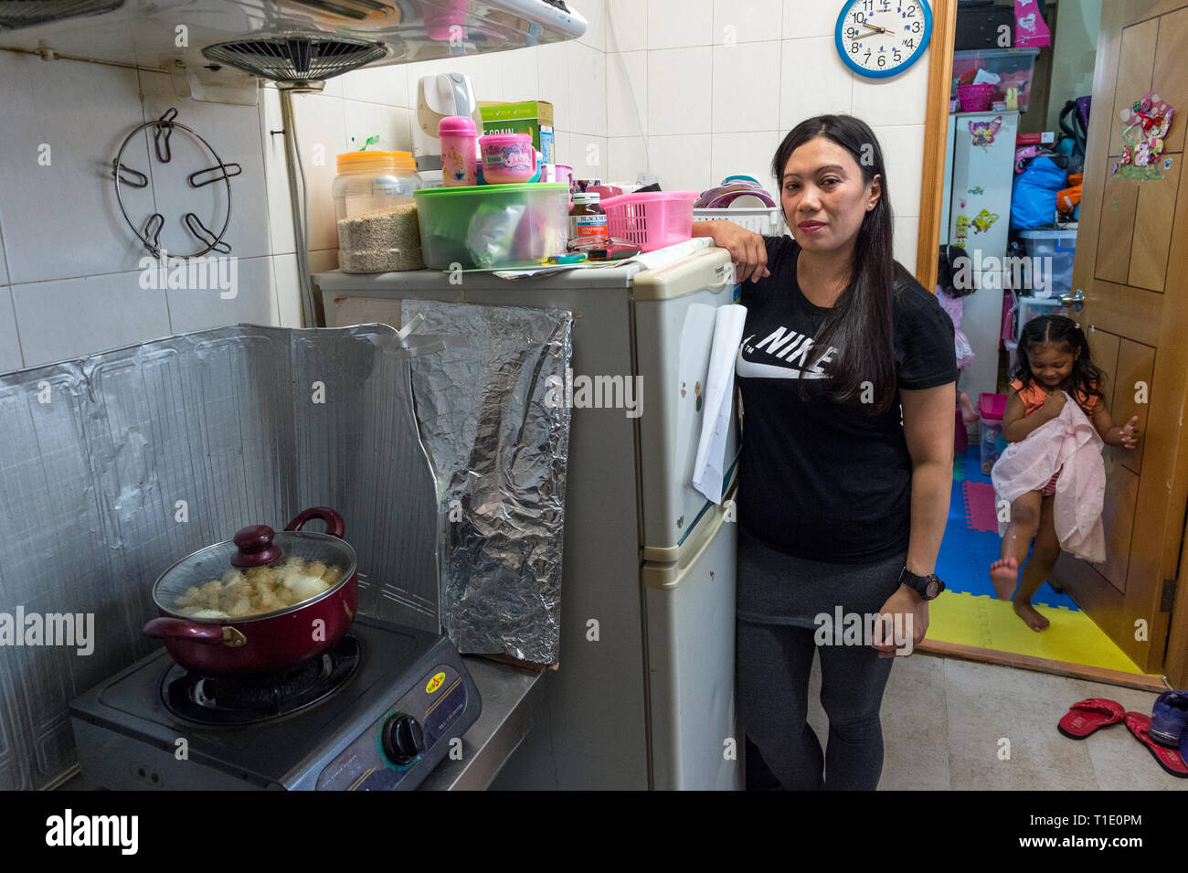 FILE IMAGE: HONG KONG,HONG KONG SAR,CHINA. Refugee Vanessa Mae Rodel (L ...