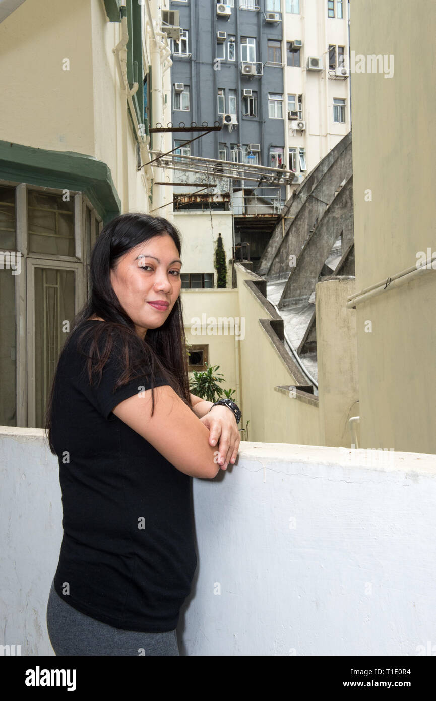 FILE IMAGE: HONG KONG,HONG KONG SAR,CHINA. Refugee Vanessa Mae Rodel (L ...