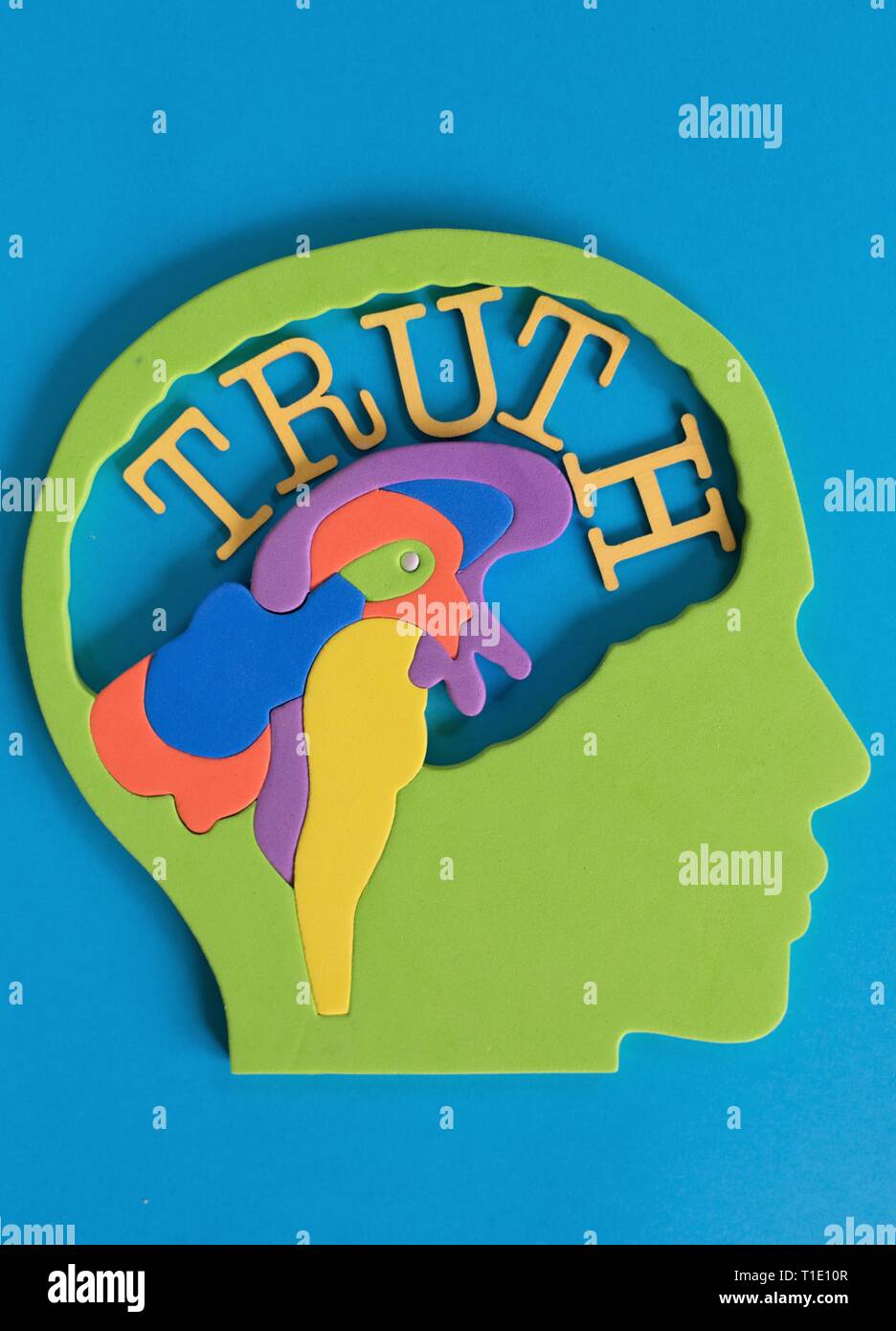 Conceptual image illustrating truth Stock Photo - Alamy