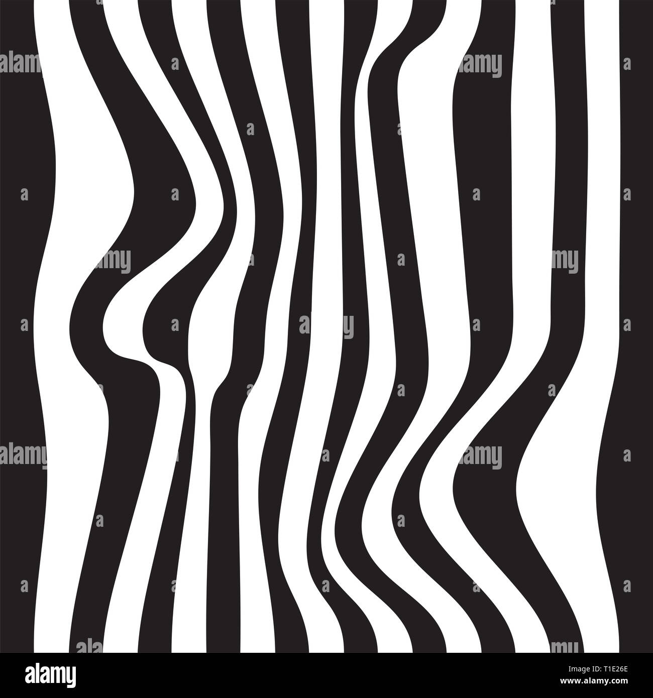 Striped abstract background. black and white zebra print. seamless ...