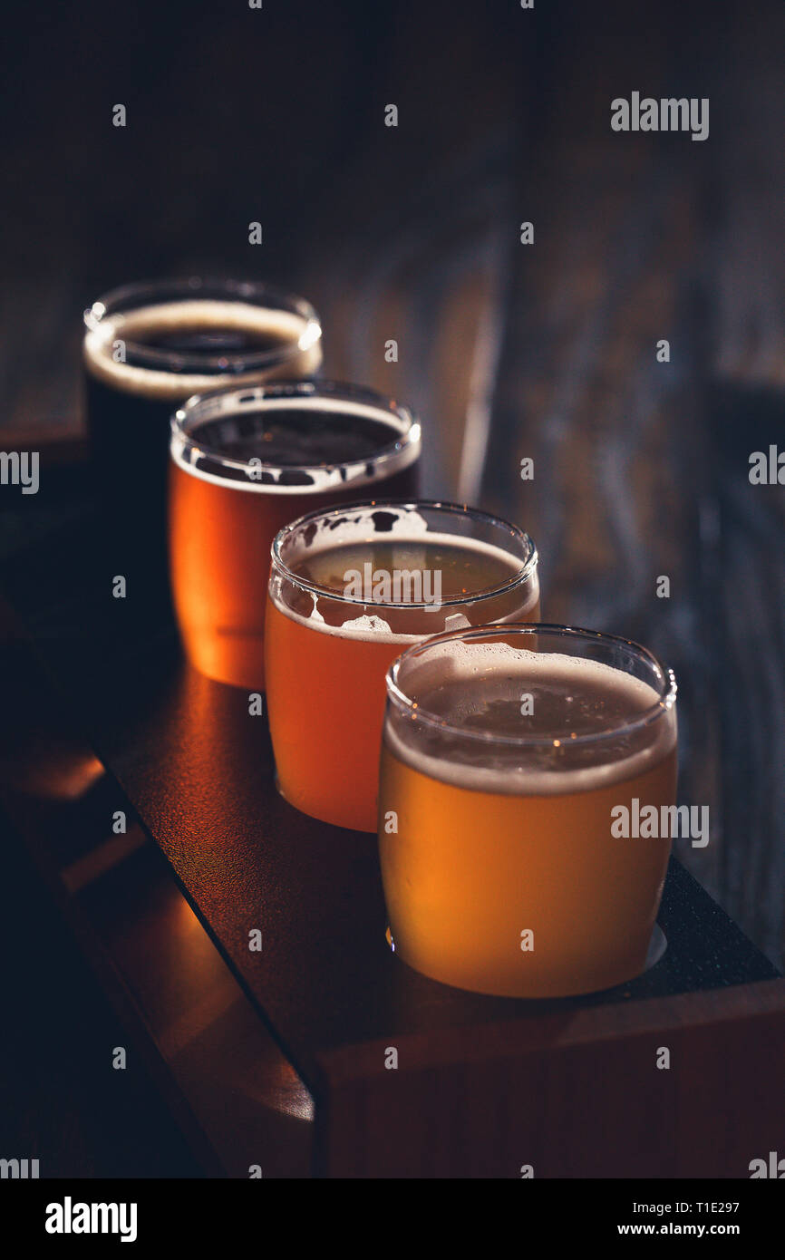 Flight of beer hi-res stock photography and images - Alamy