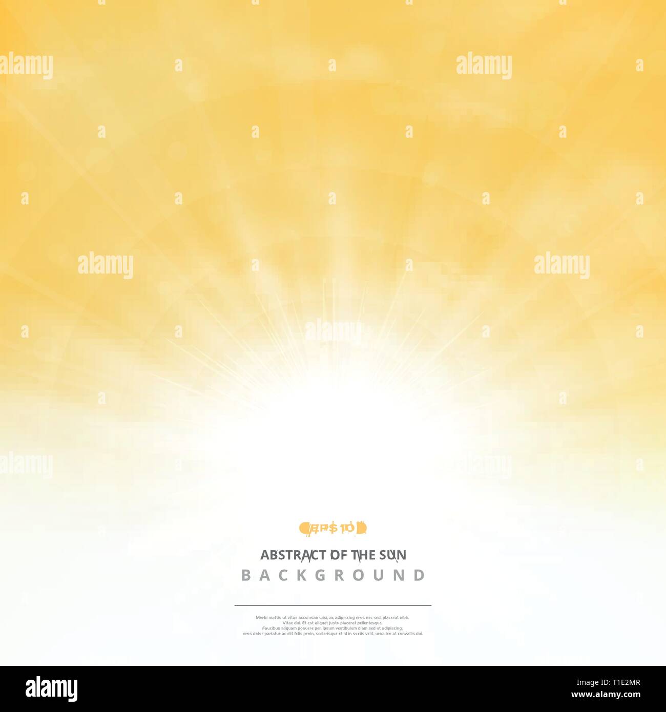 Gold sunshine Stock Vector Images - Alamy