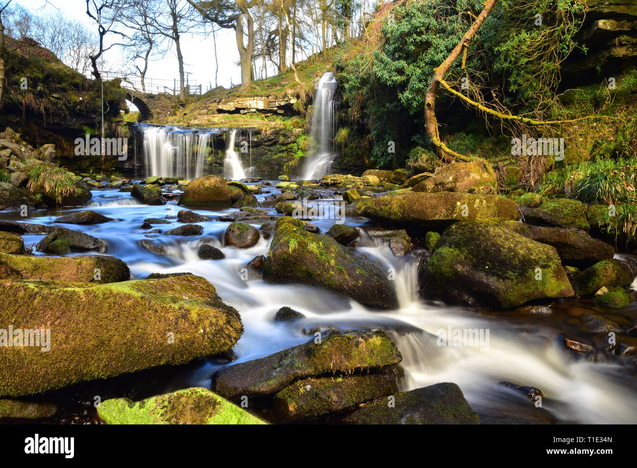 Pack horse road pennines hi-res stock photography and images - Alamy