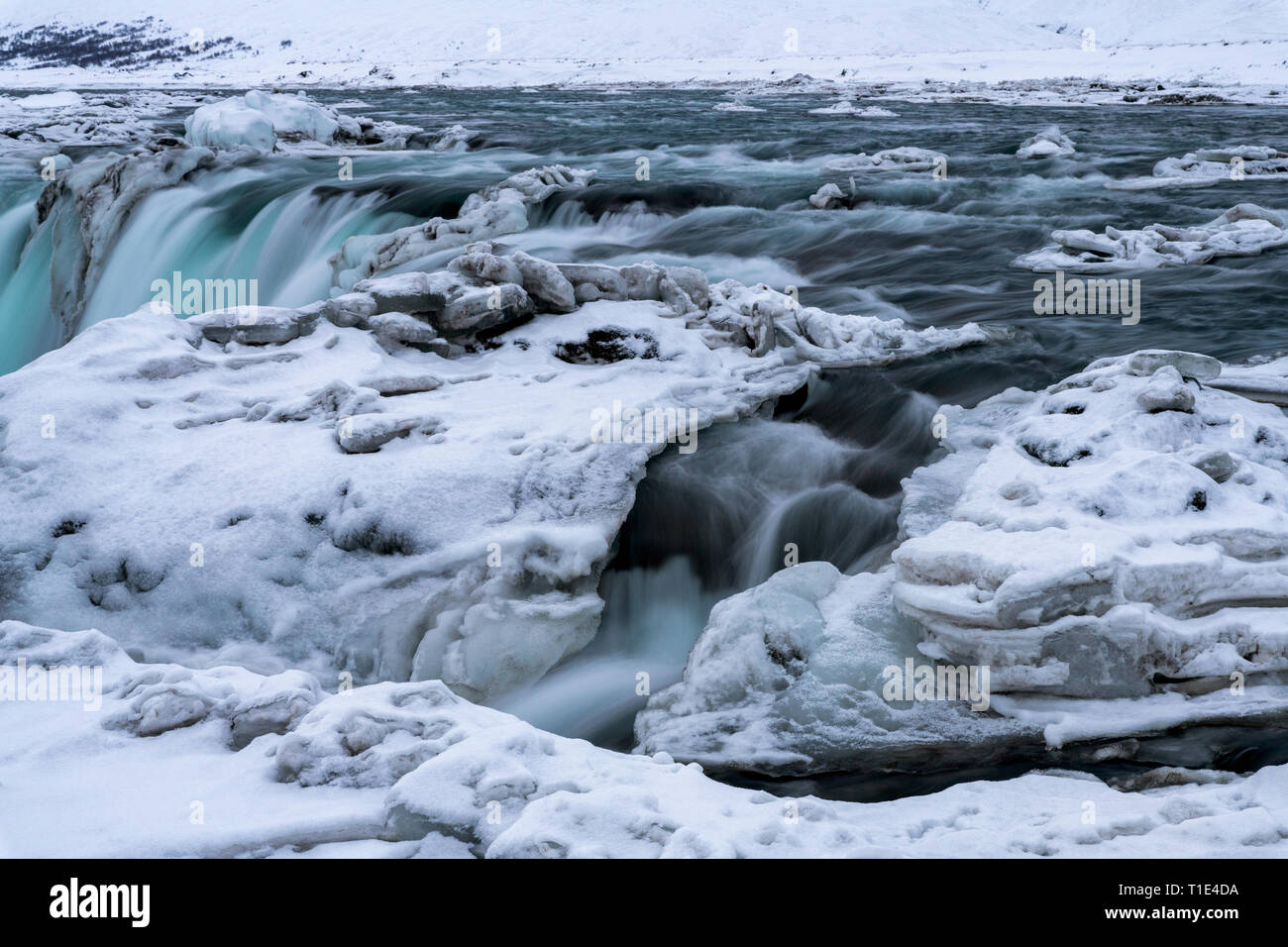 Waterfall cold glacial water river hi-res stock photography and images ...