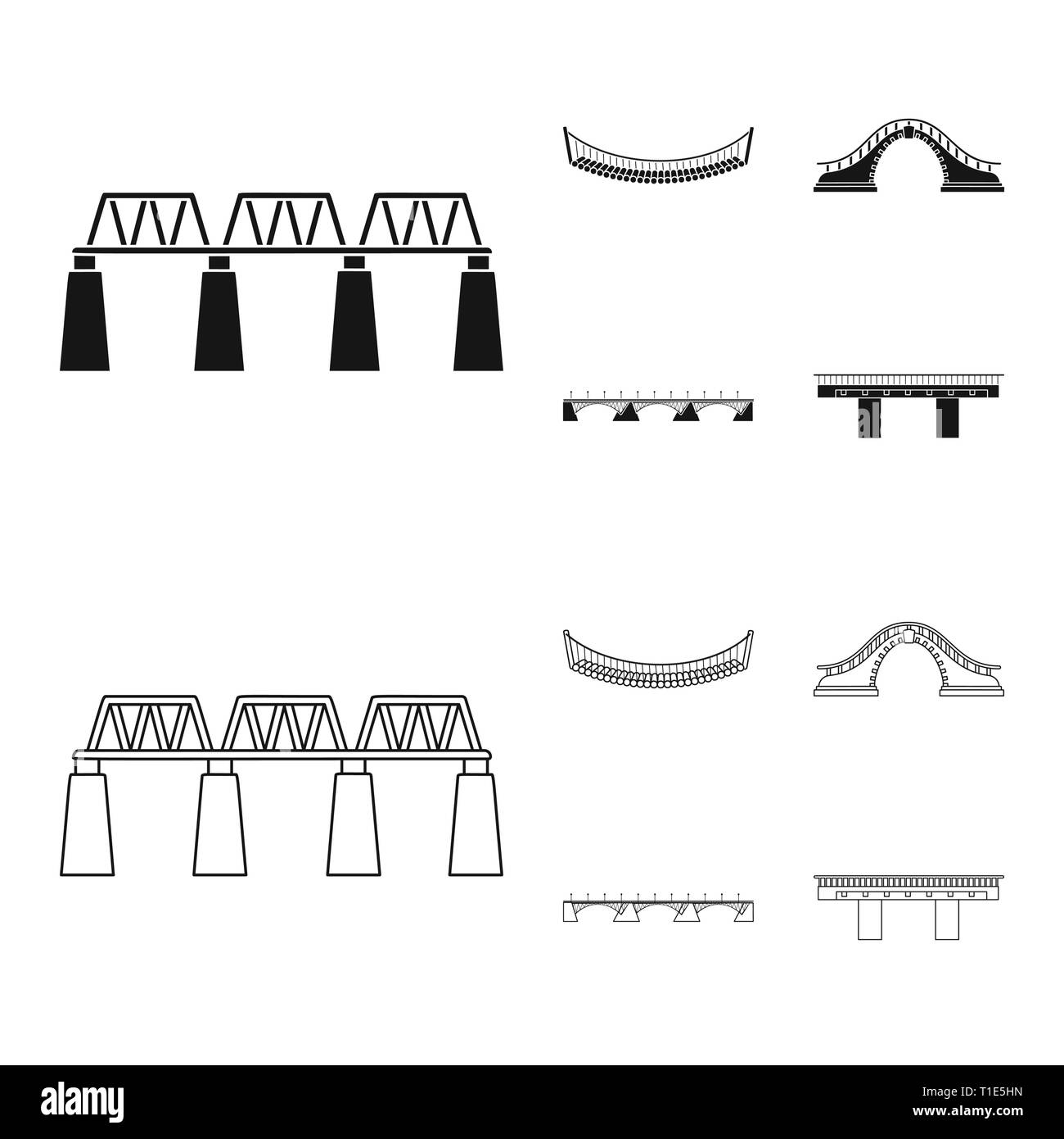 Vector Design Of Connection And Design Sign Collection Of Connection And Side Stock Symbol For