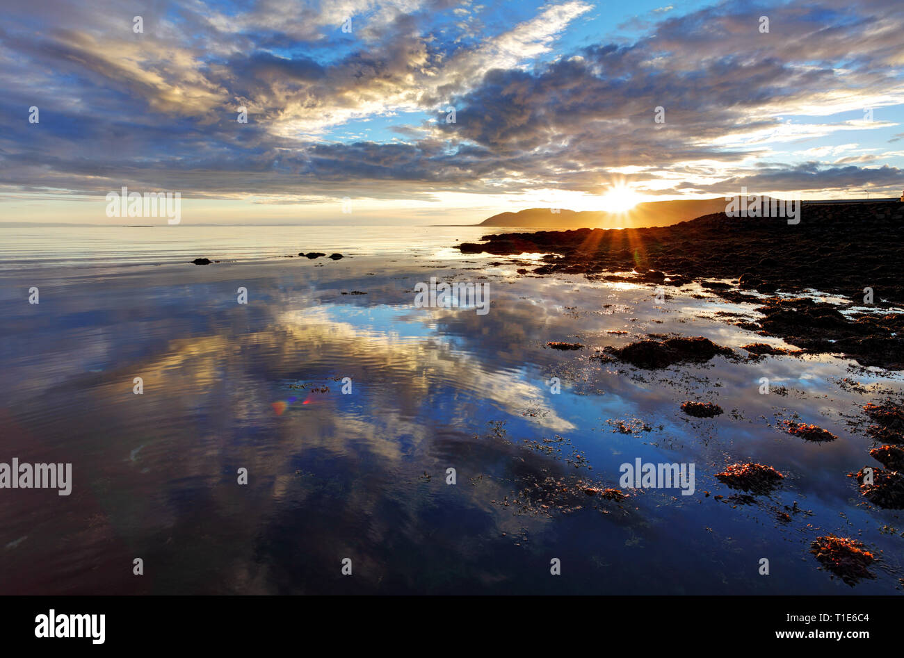 Iceland beautiful sunset hi-res stock photography and images - Alamy
