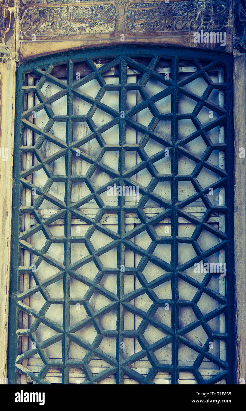 Old window Architecture seen in Istanbul Stock Photo - Alamy