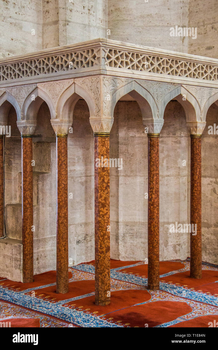 Ancient columns from Ottoman times in the view Stock Photo - Alamy