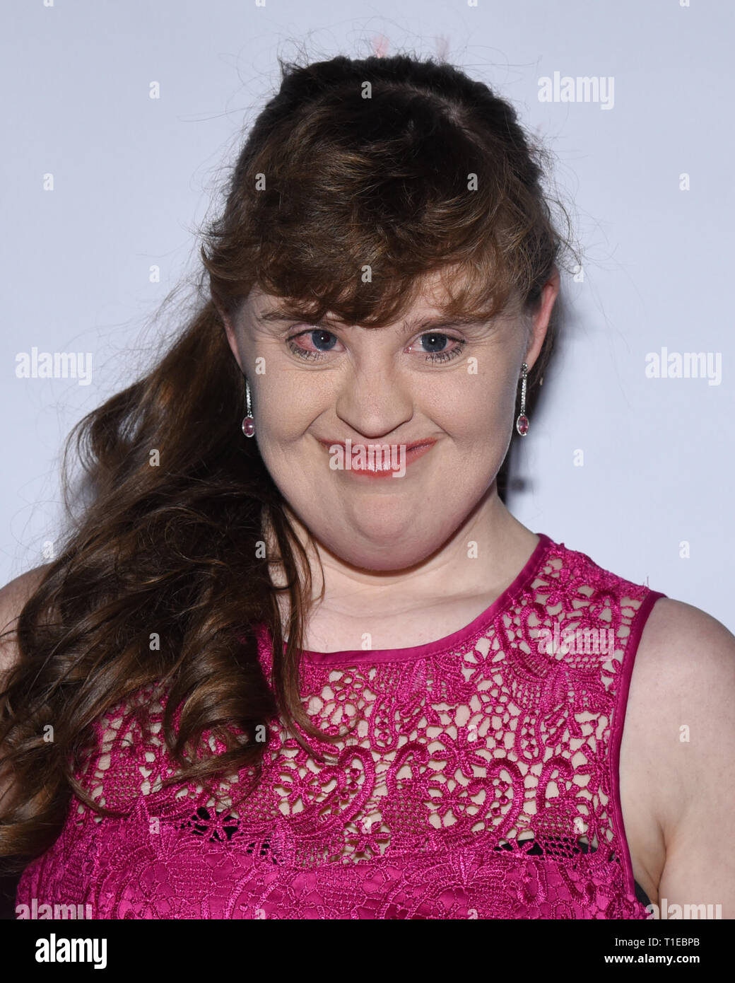 March 24, 2019 - JAMIE BREWER attends the screening of 'Turnover' at ...