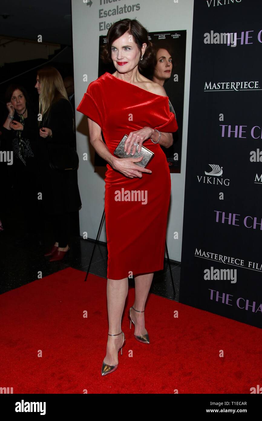 New York, NY, USA. 25th Mar, 2019. Elizabeth McGovern at arrivals for ...