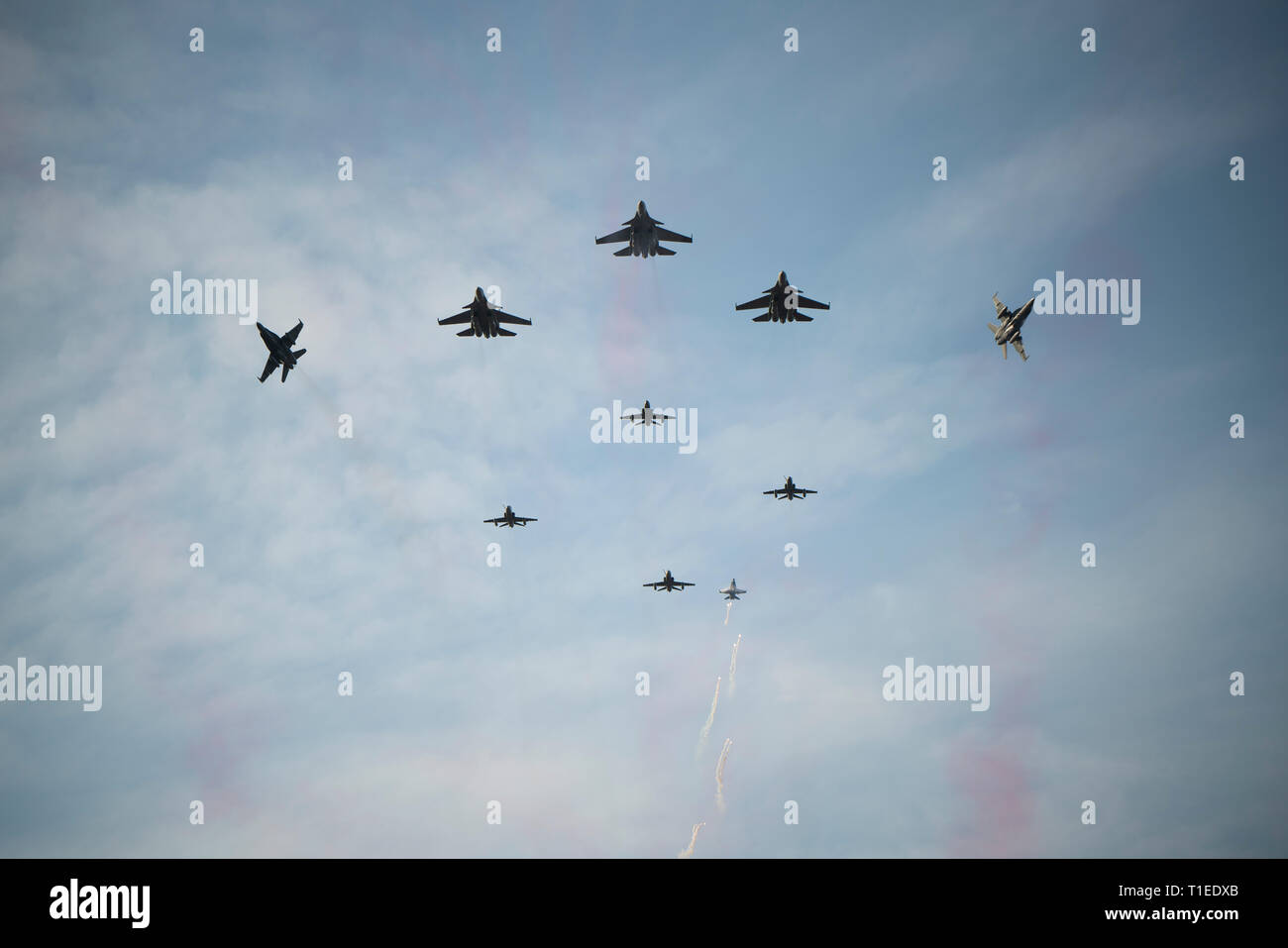 Langkawi, Malaysia. 26th March 2019. Aerial display by Malaysian ...