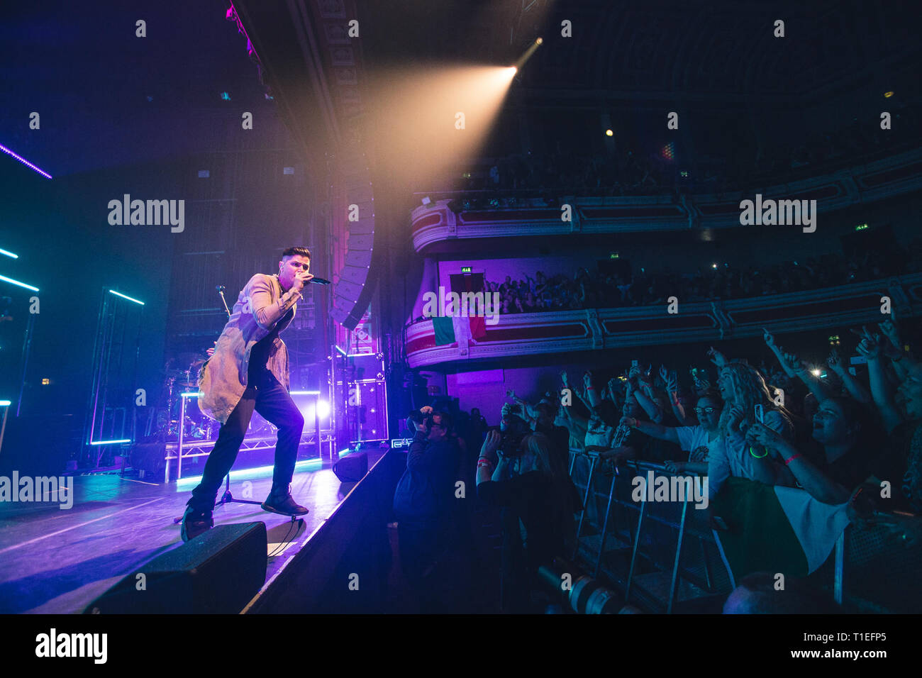 March 25, 2019 - Daniel O'Donoghue, Mark Sheehan and Glen Power of the ...