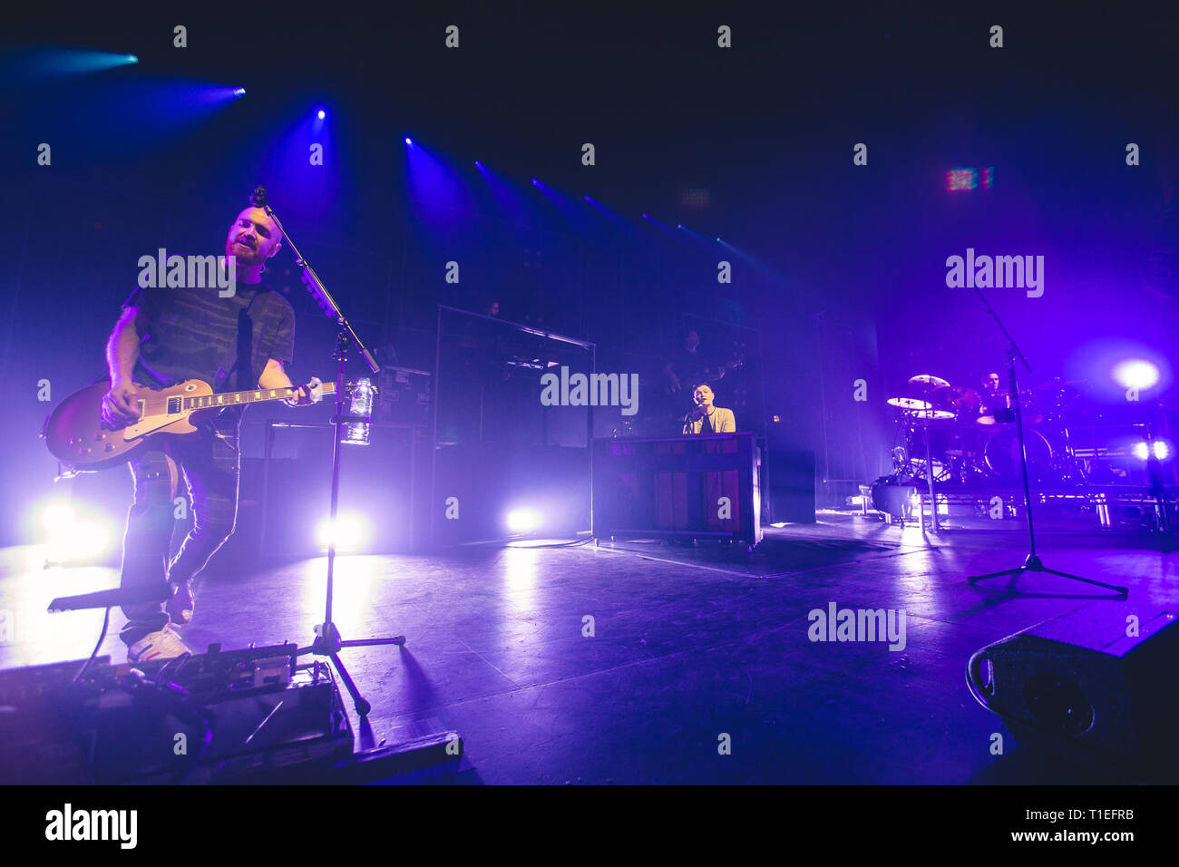 March 25, 2019 - Daniel O'Donoghue, Mark Sheehan and Glen Power of the ...