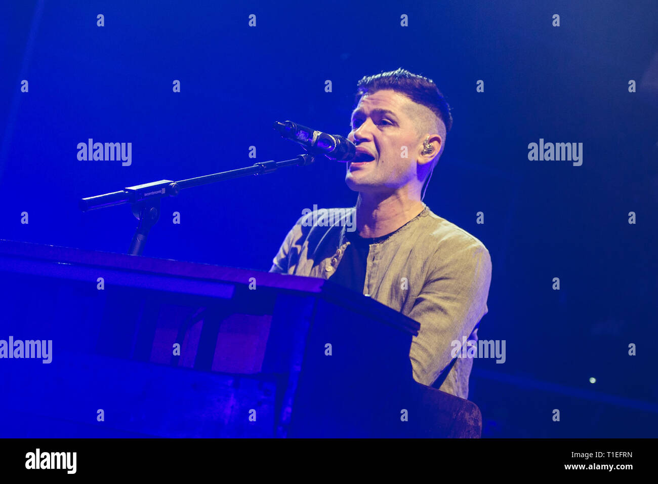 March 25, 2019 - Daniel O'Donoghue, Mark Sheehan and Glen Power of the ...