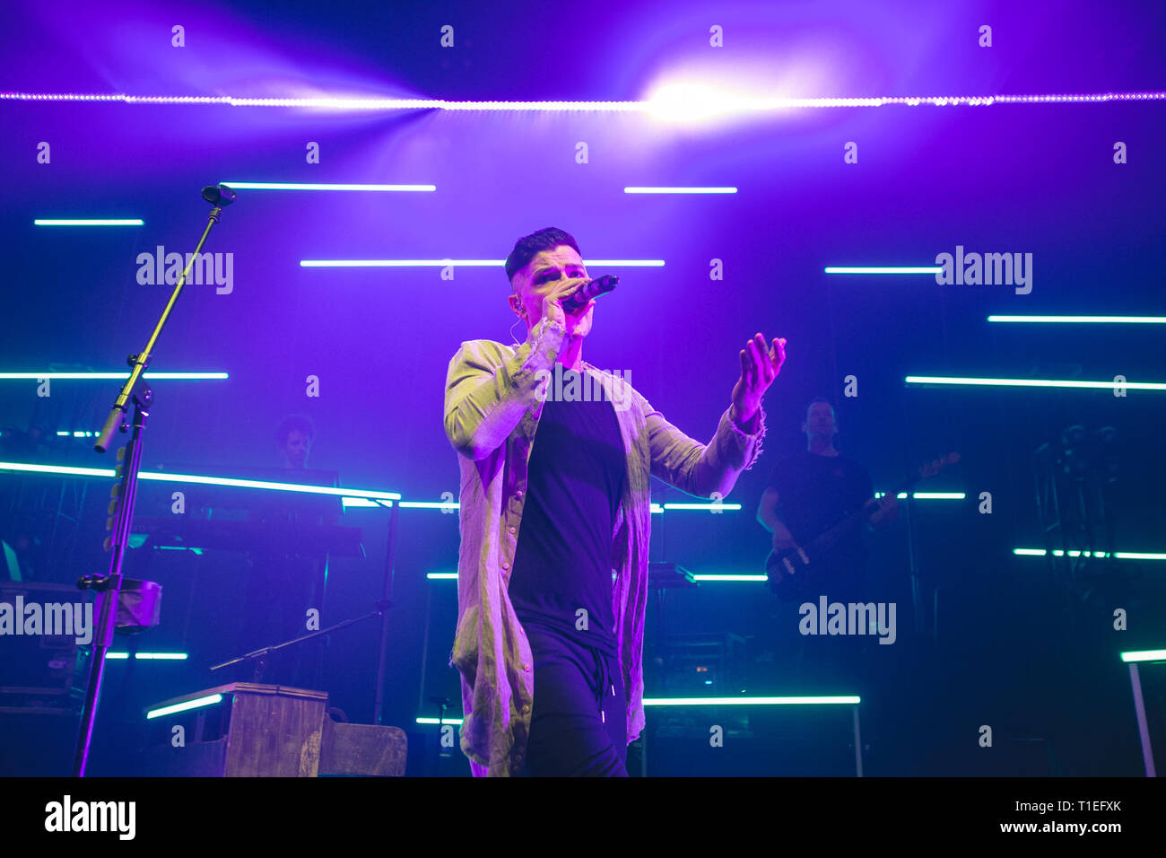 March 25, 2019 - Daniel O'Donoghue, Mark Sheehan and Glen Power of the ...