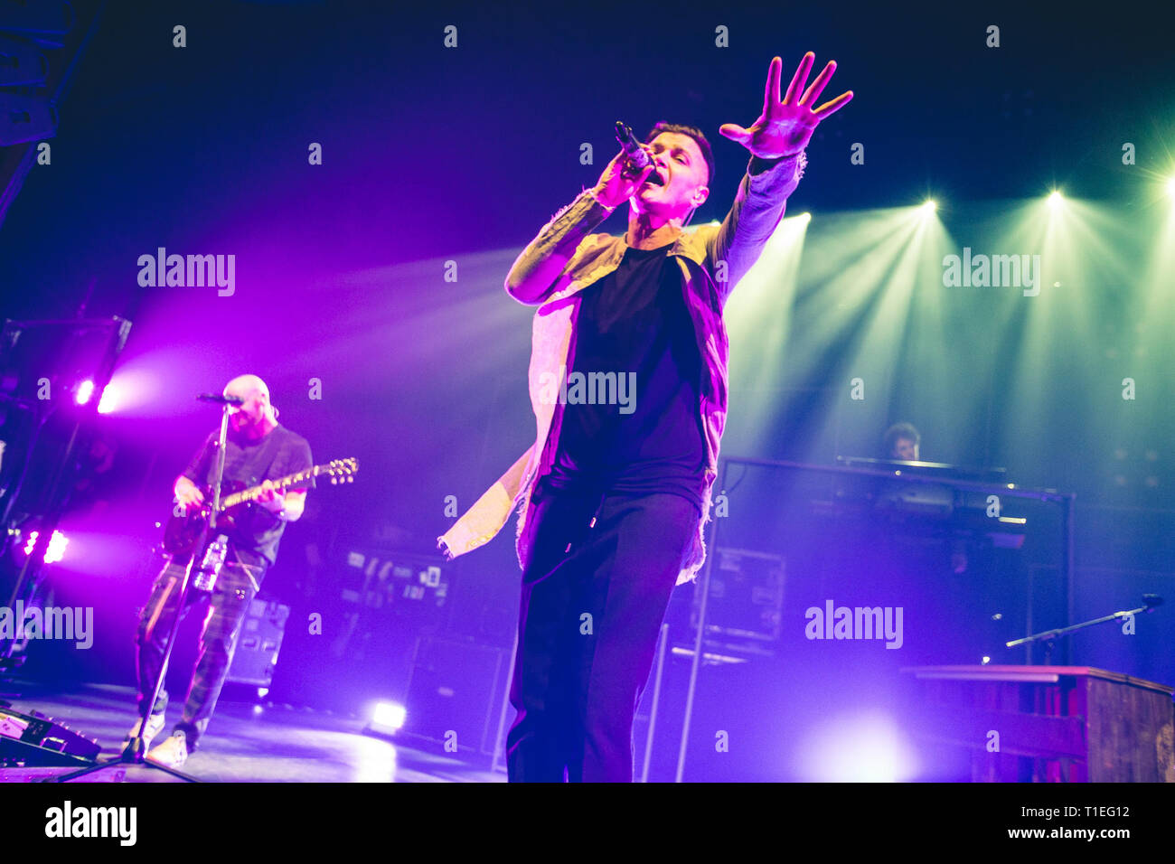March 25, 2019 - Daniel O'Donoghue, Mark Sheehan and Glen Power of the ...
