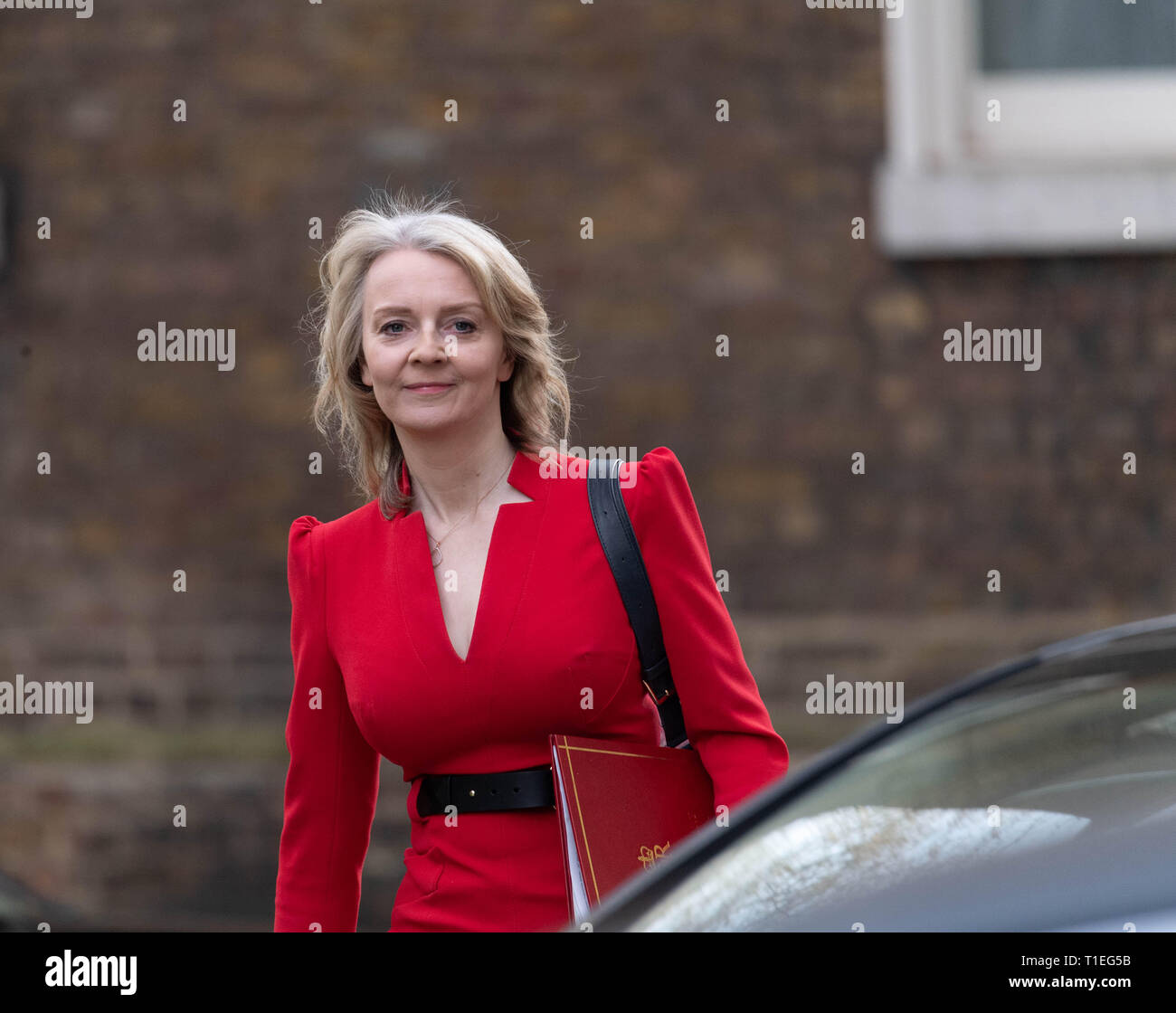 London, UK. 26th March 2019, Elizabeth Truss MP Chief Secretary to the ...