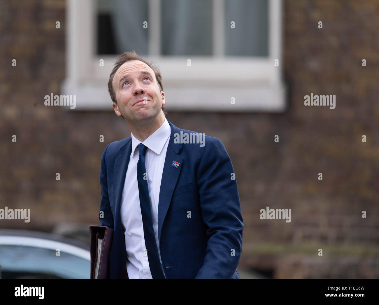 London, UK. 26th March 2019, Matt Hancock, MP PC, Health Secretary ...