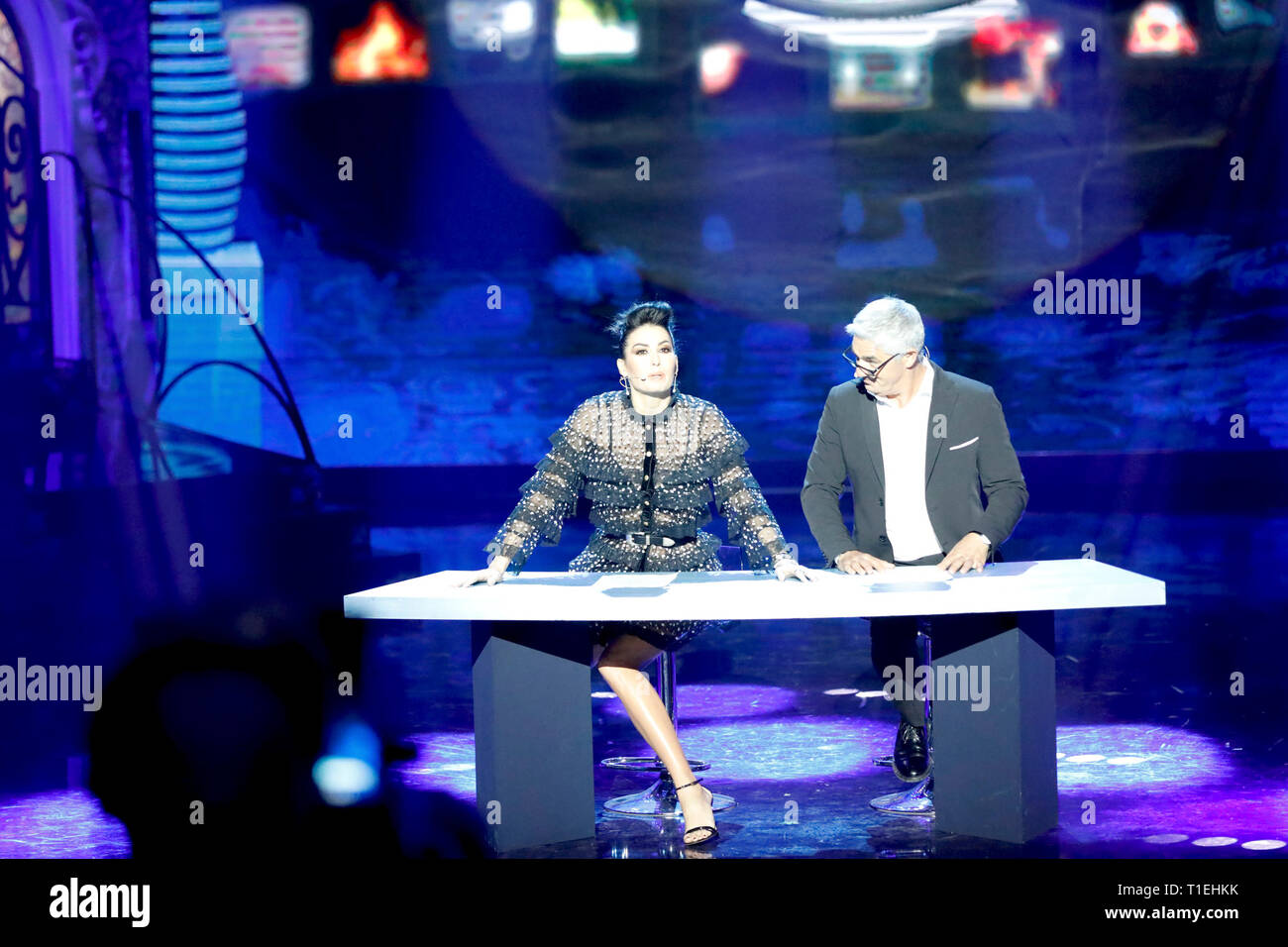 March 25, 2019 - Naples, Italy, RAI auditorium of Naples 25-03-2019 ...