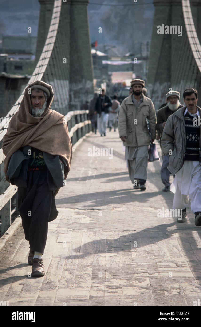 Gilgit suspension bridge gilgit pakistan hi-res stock photography and ...