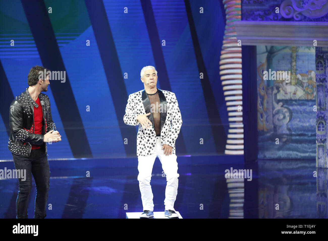 March 26, 2019 - Naples, Italy, RAI auditorium of Naples 25-03-2019 ...