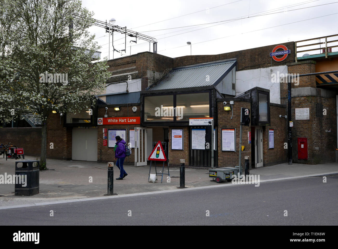 White Hart Lane station London Stock Photo - Alamy