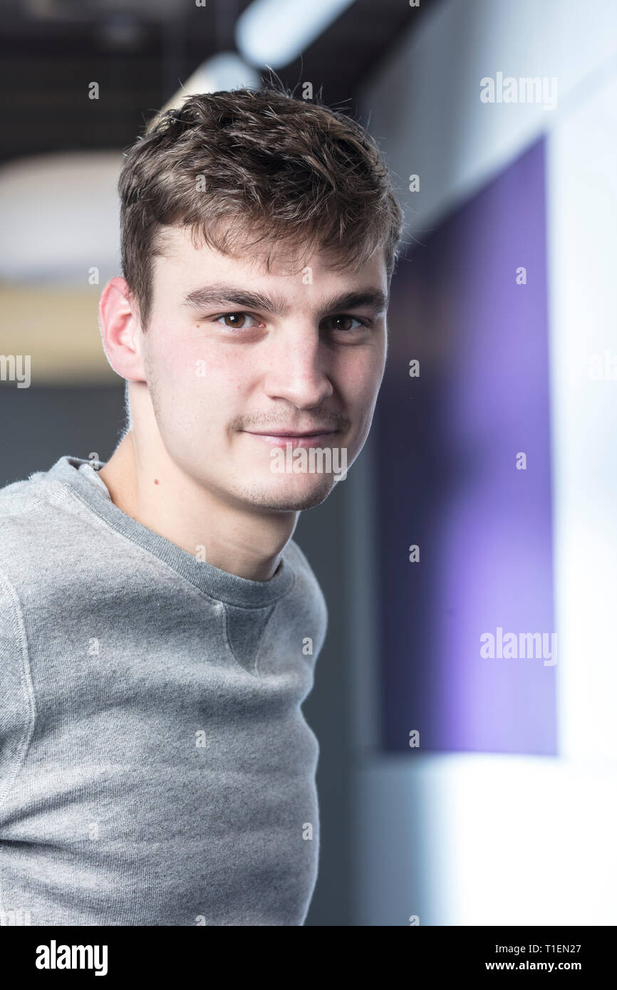 20171215 Anderlecht Neerpede Belgium Pieter Gerkens portrait poses for ...