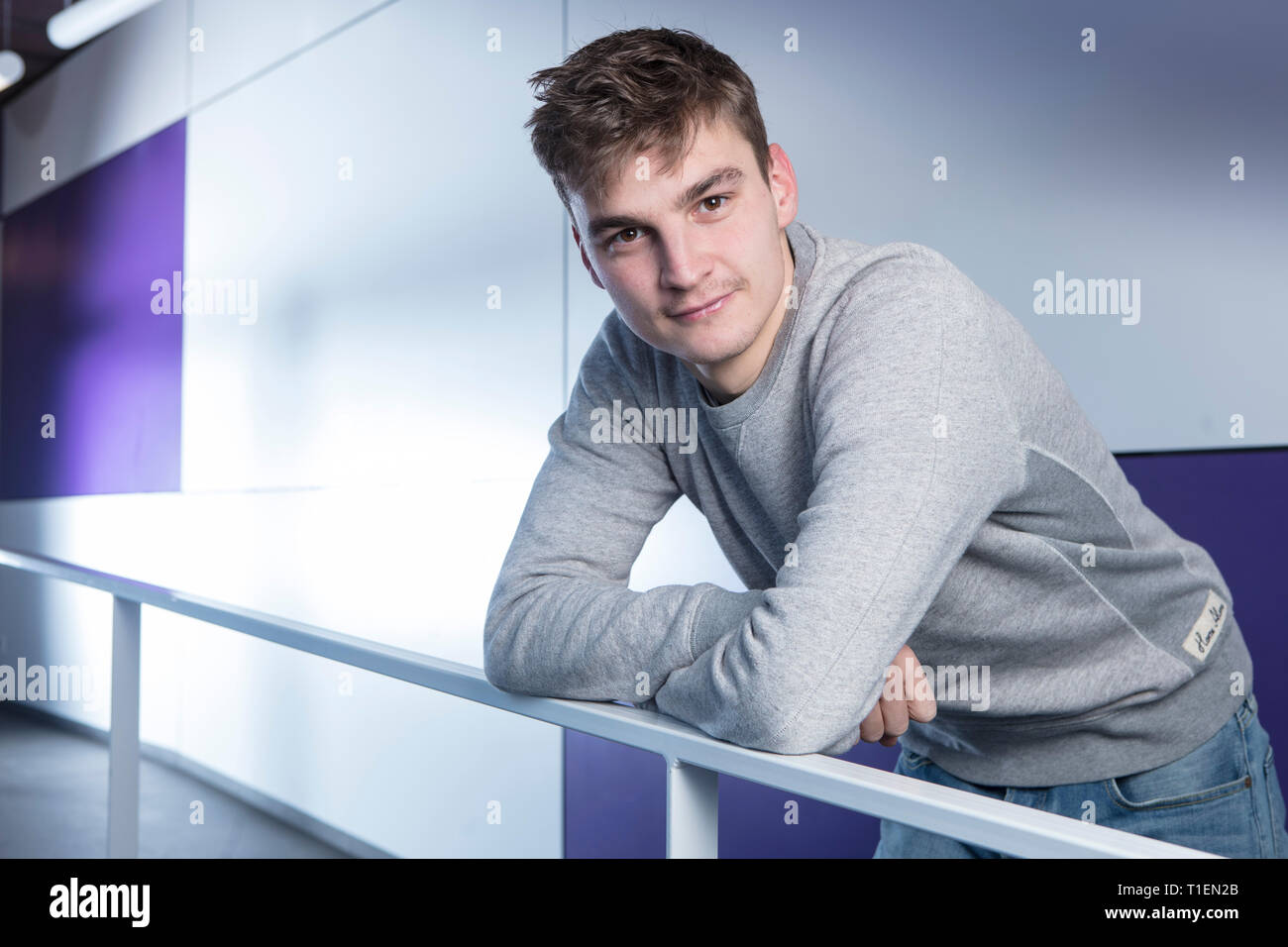 20171215 Anderlecht Neerpede Belgium Pieter Gerkens portrait poses for ...