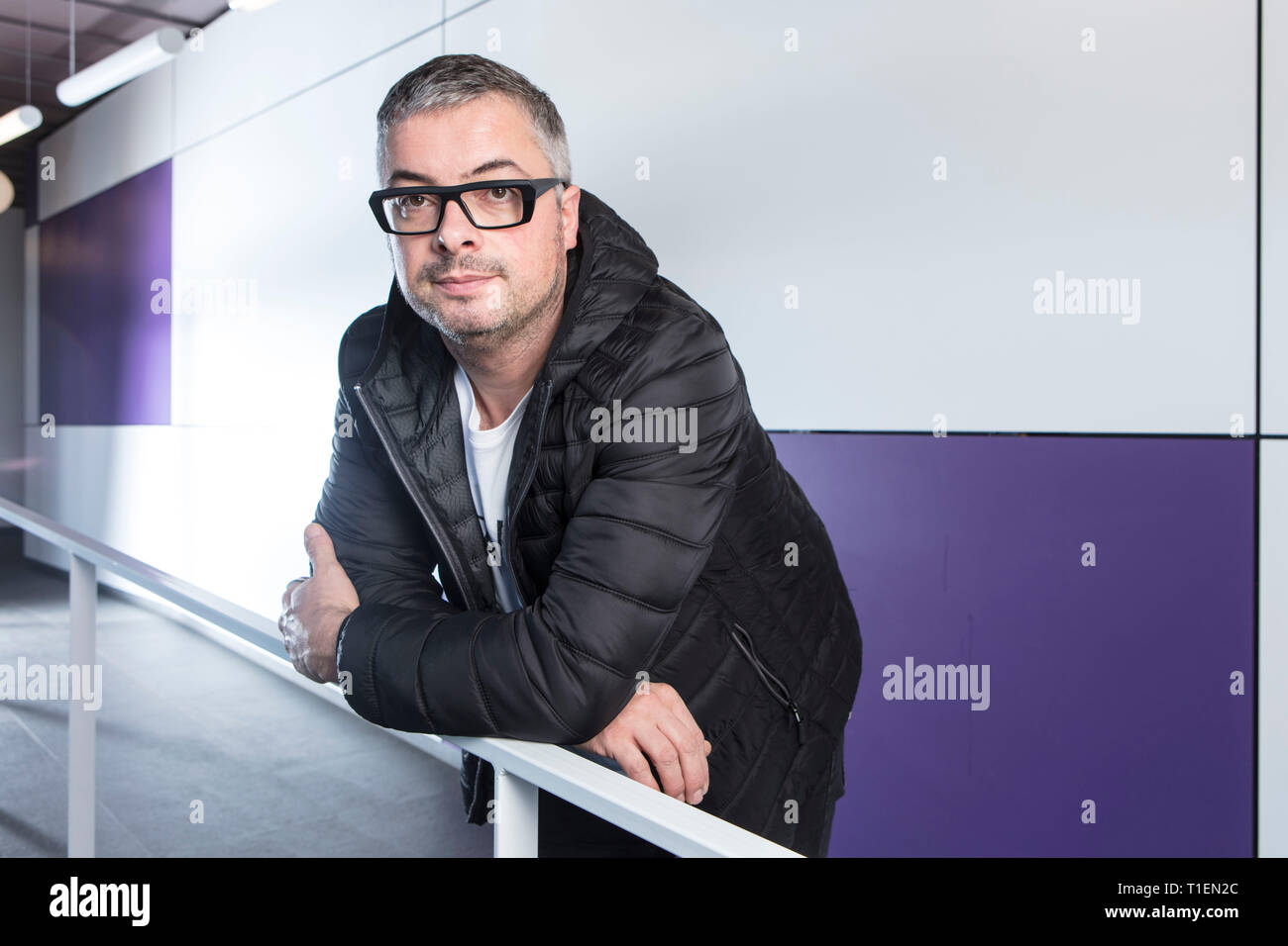 20171215 Anderlecht Neerpede Belgium Pieter Gerkens portrait poses for ...