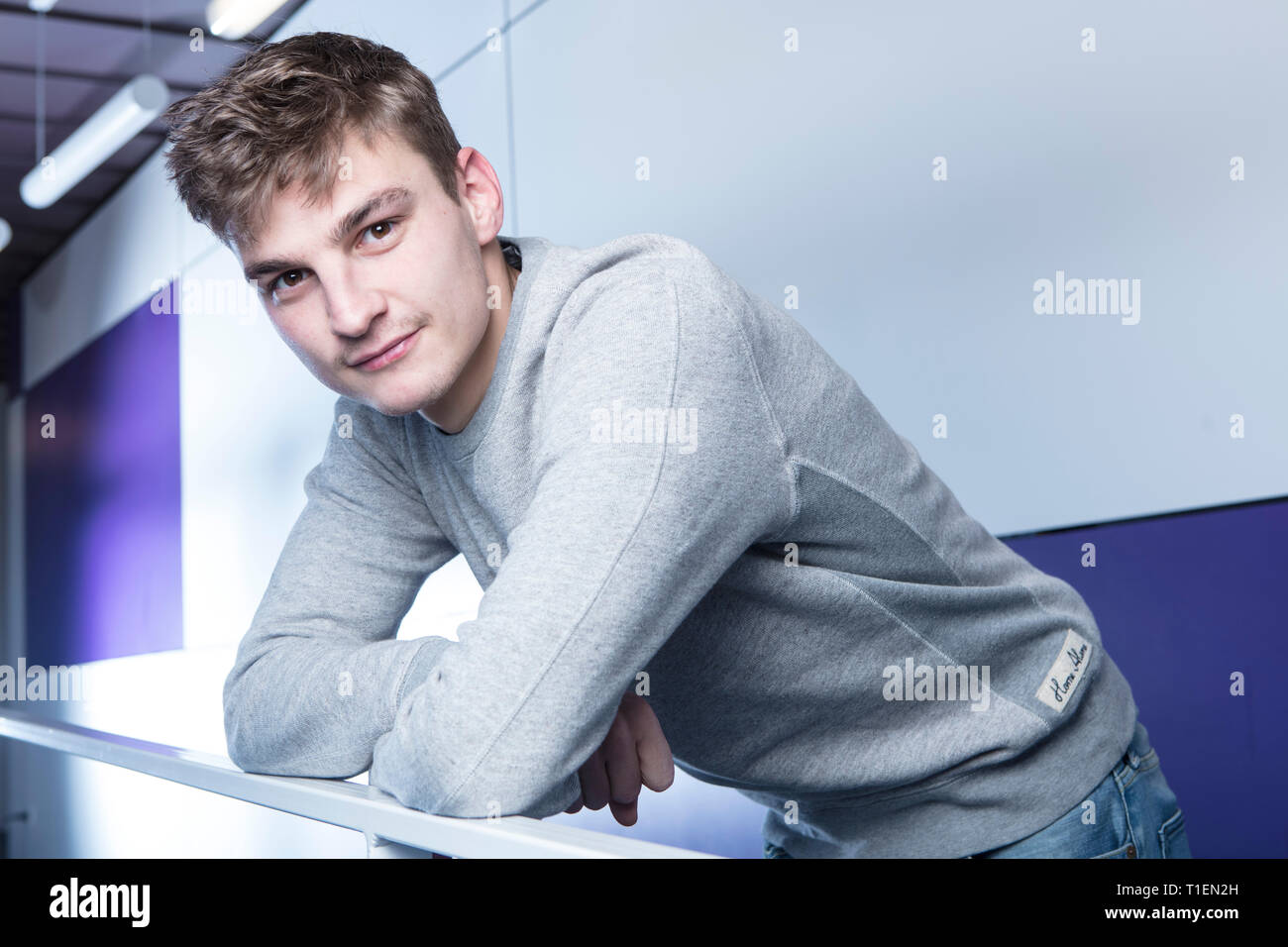 20171215 Anderlecht Neerpede Belgium Pieter Gerkens portrait poses for ...