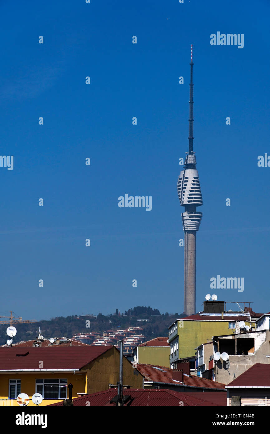 Camlica tower hi-res stock photography and images - Alamy