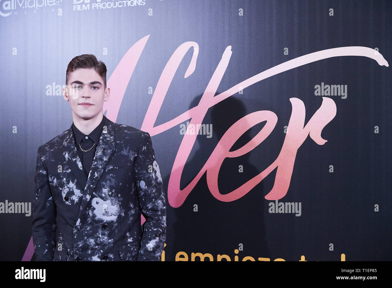 Madrid, Madrid, Spain. 26th Mar, 2019. English actor Hero Fiennes ...