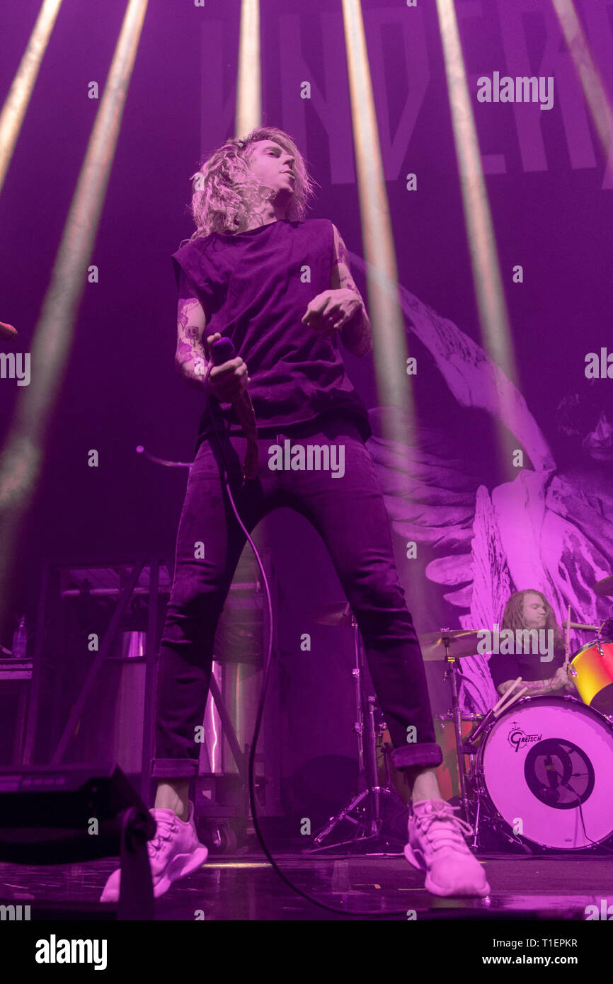 Madison, Wisconsin, USA. 25th Mar, 2019. SPENCER CHAMBERLAIN of ...