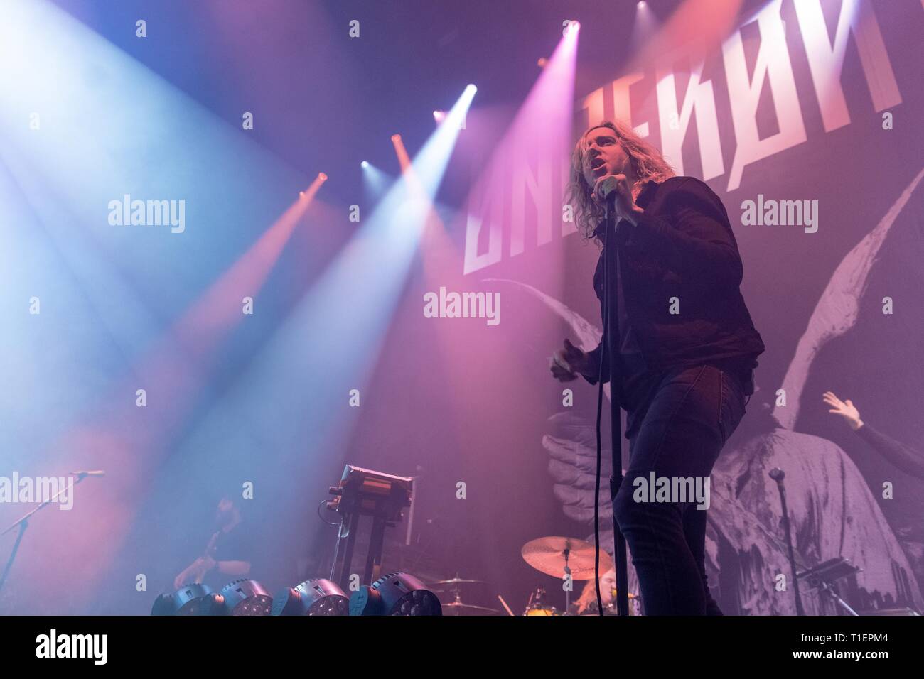 Spencer chamberlain of underoath hi-res stock photography and images ...