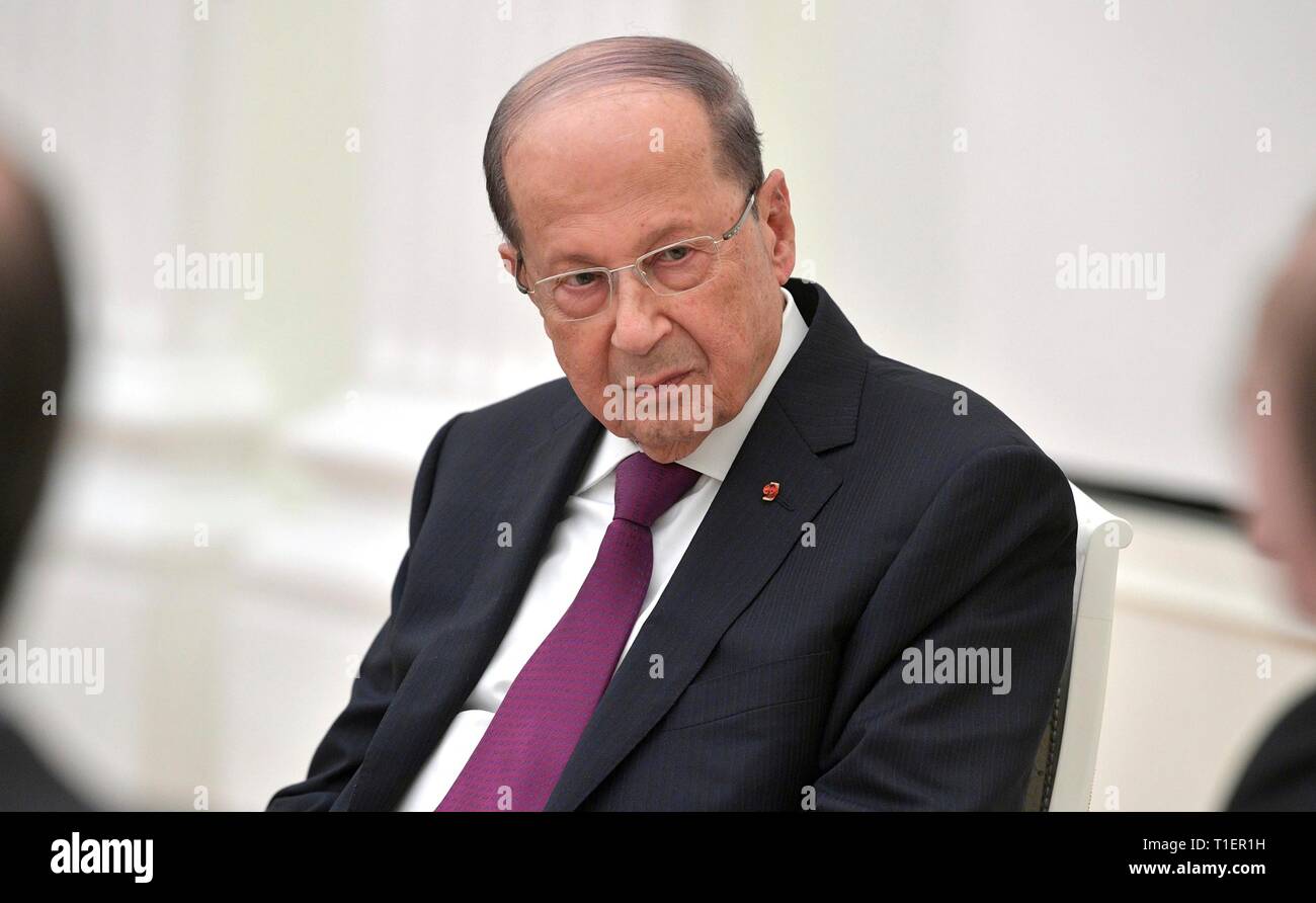 President michel aoun hi-res stock photography and images - Alamy