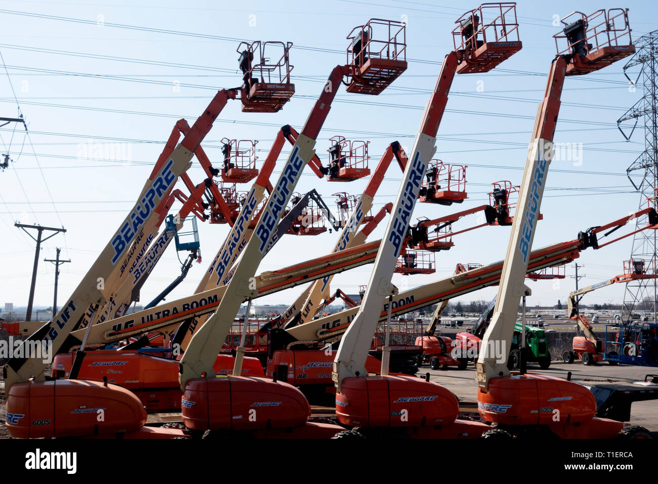 The cherry pickers hi-res stock photography and images - Alamy